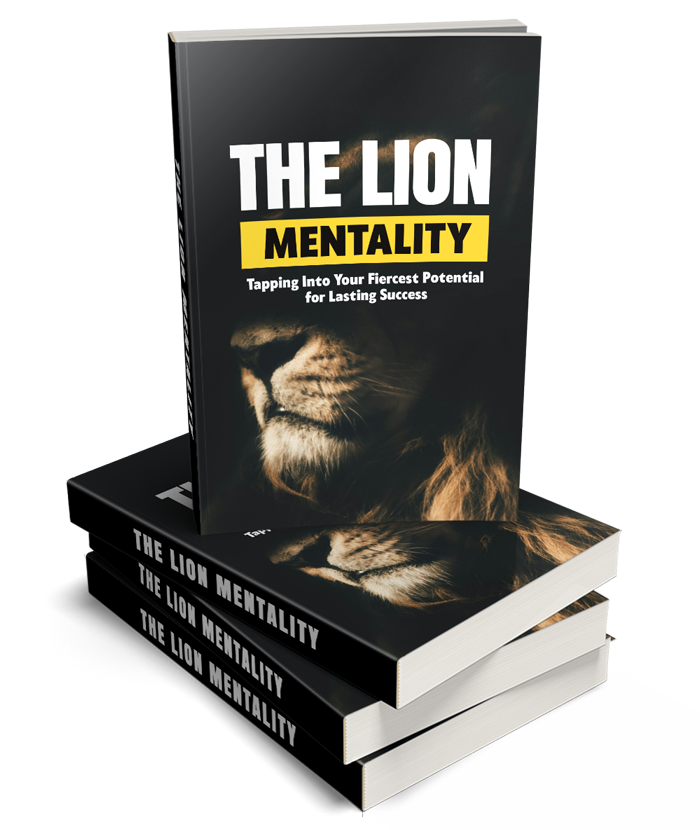 The Lion Mentality PLR - Abundance Print